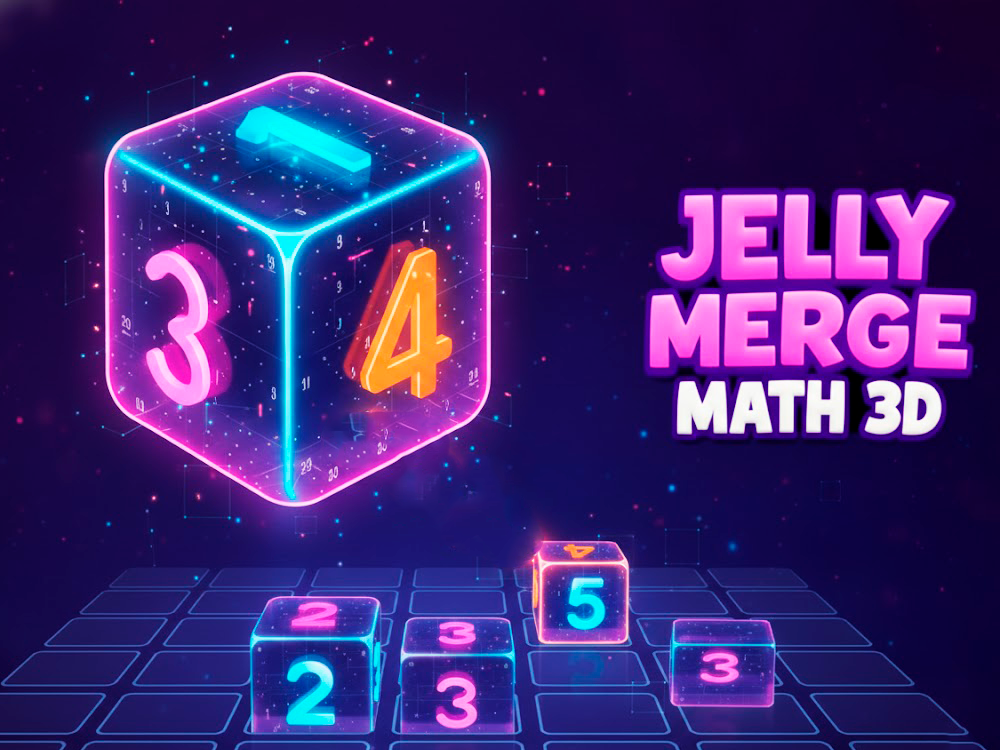 Jelly Merge Math 3D 🕹️ Žaisk internete svetainėje SGameS
