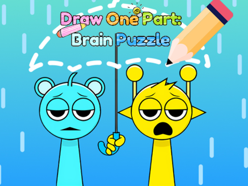 Draw One Part: Brain Puzzle 🕹️ Žaisk internete svetainėje SGameS